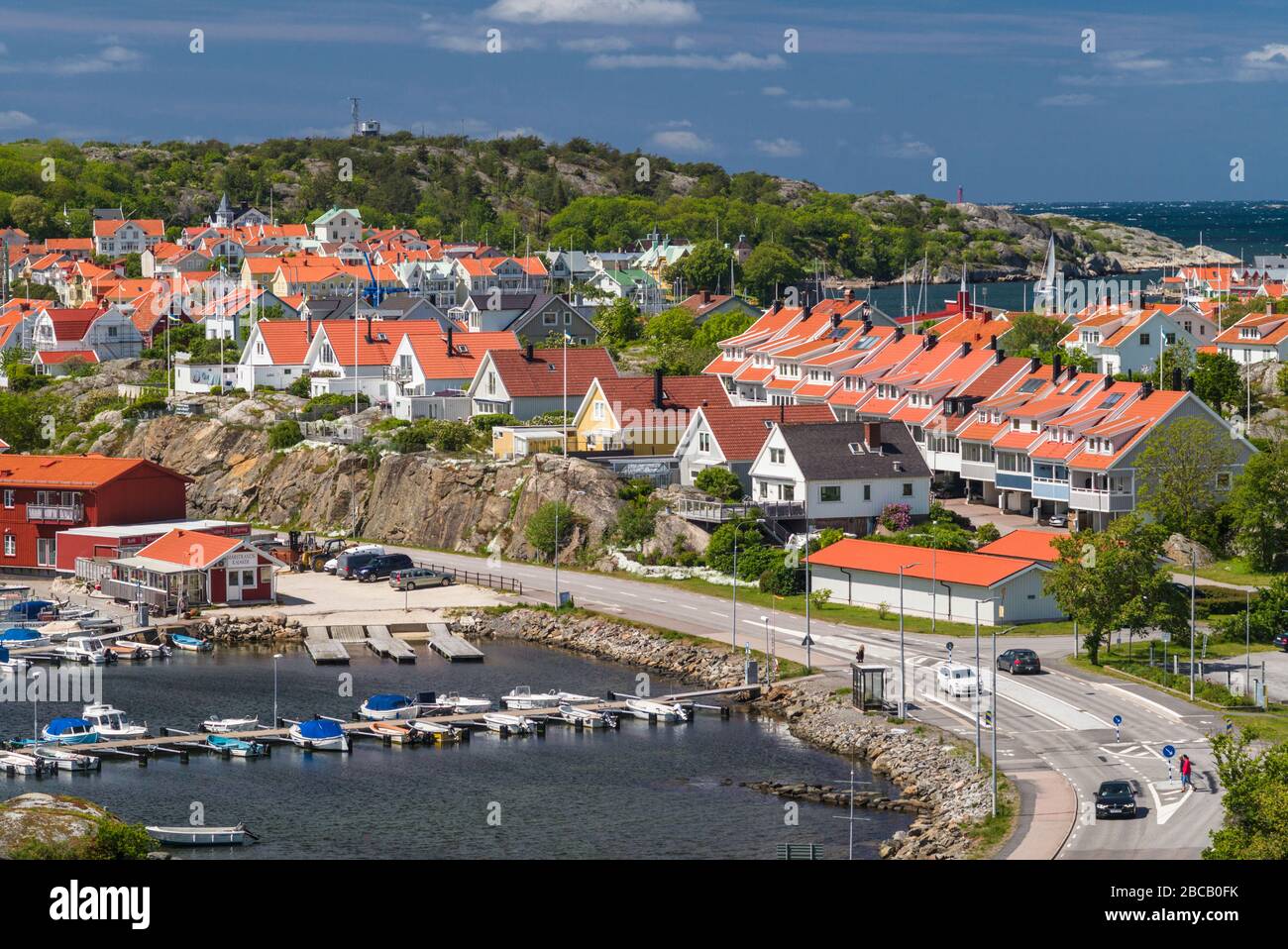 Sweden, Bohuslan, Marstrand, island town view Stock Photo - Alamy