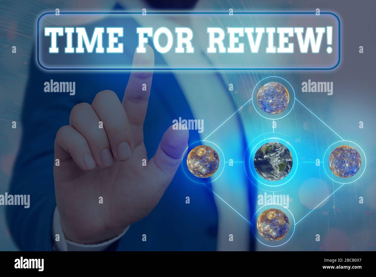 Text sign showing Time For Review. Business photo showcasing review of ...