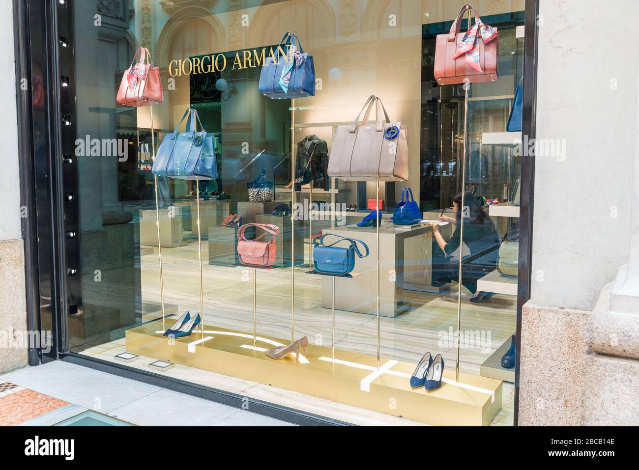 Giorgio armani store exterior window hi-res stock photography and ...