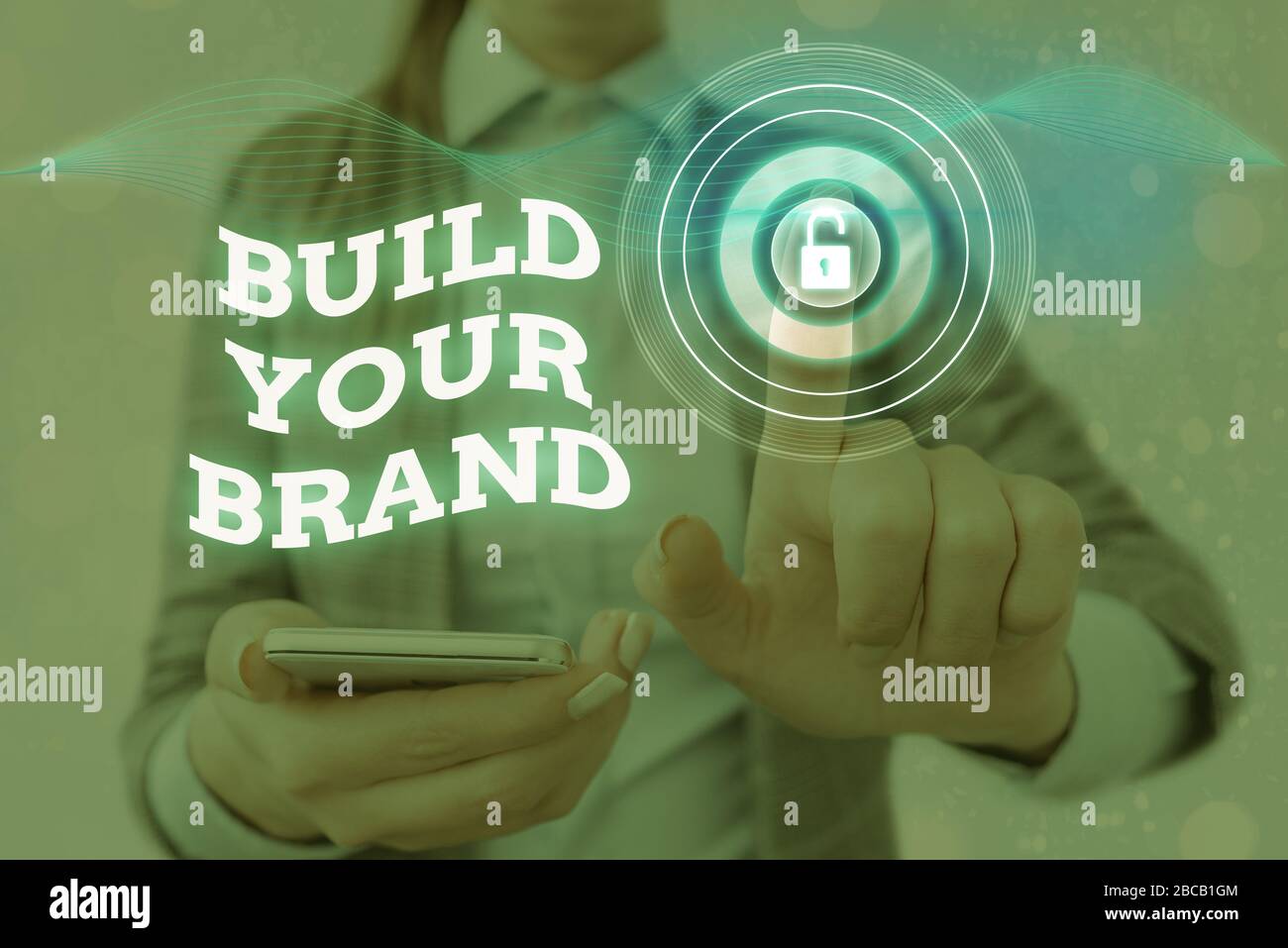 Writing note showing Build Your Brand. Business concept for enhancing ...