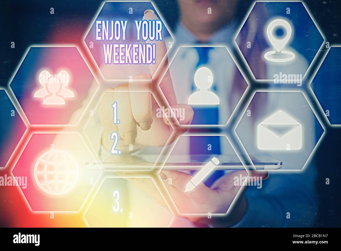 Word writing text Enjoy Your Weekend. Business photo showcasing wishing ...