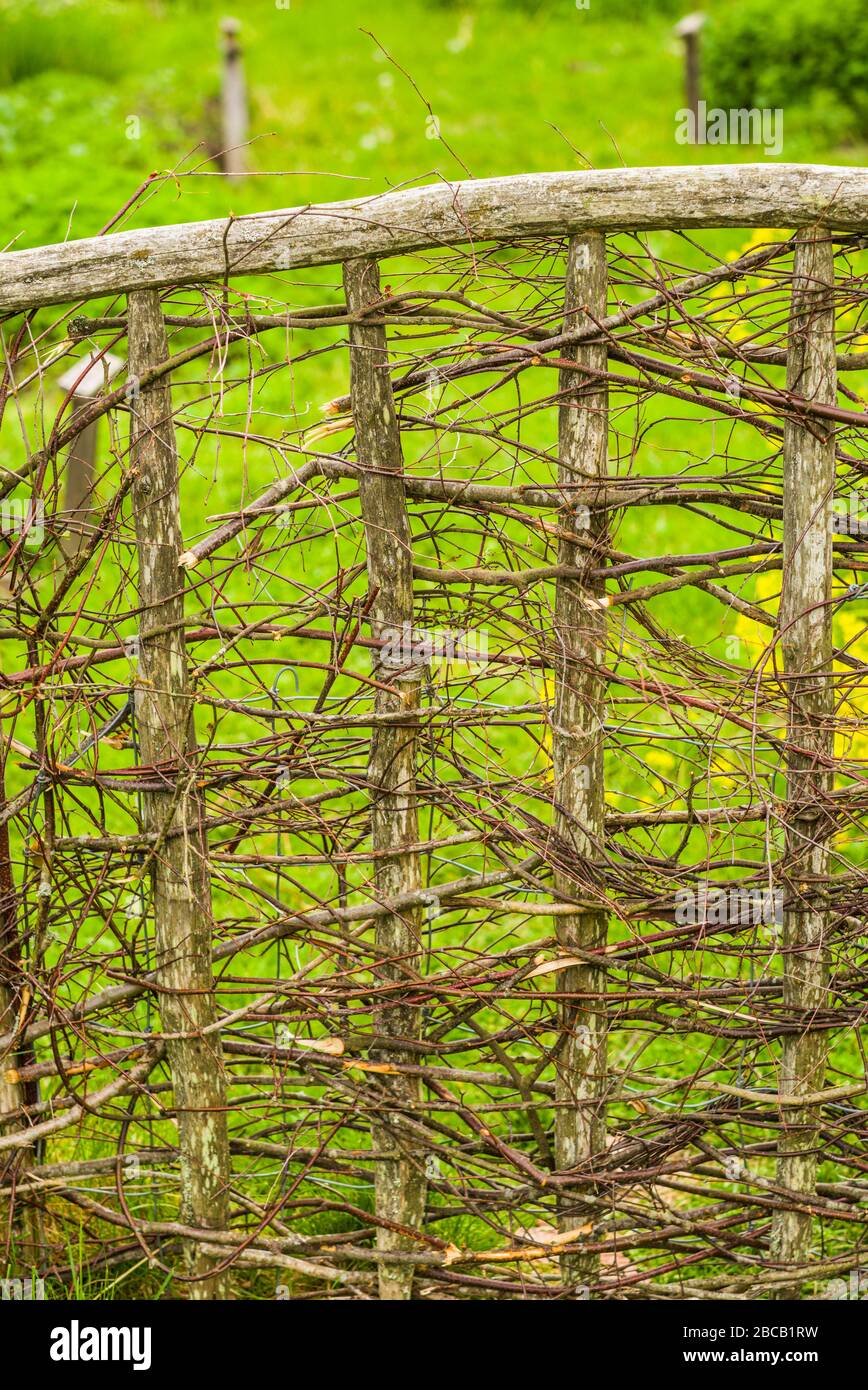 Traditional swedish fence hi-res stock photography and images - Alamy