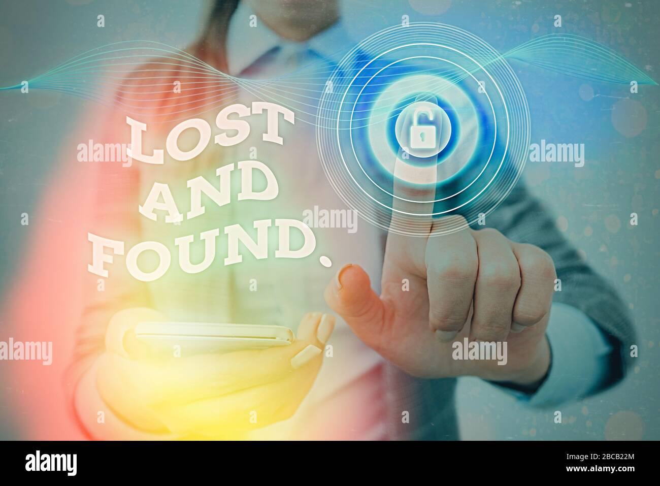 Writing note showing Lost And Found. Business concept for a place where ...