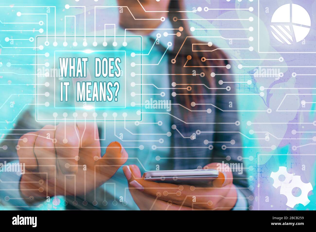 Handwriting text writing What Does It Means Question. Conceptual photo ...