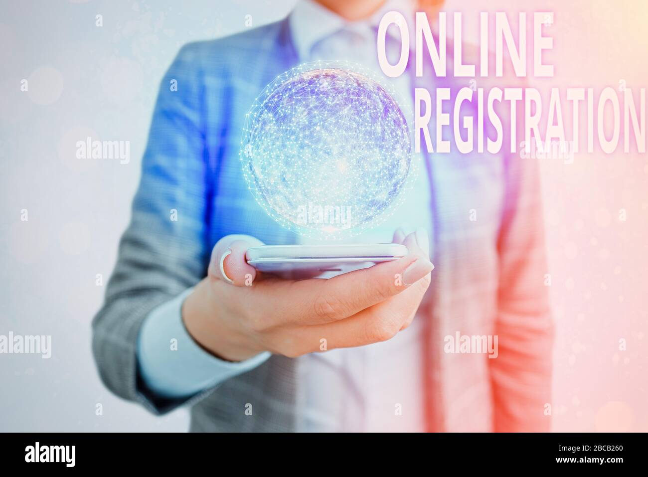 Conceptual hand writing showing Online Registration. Concept meaning ...