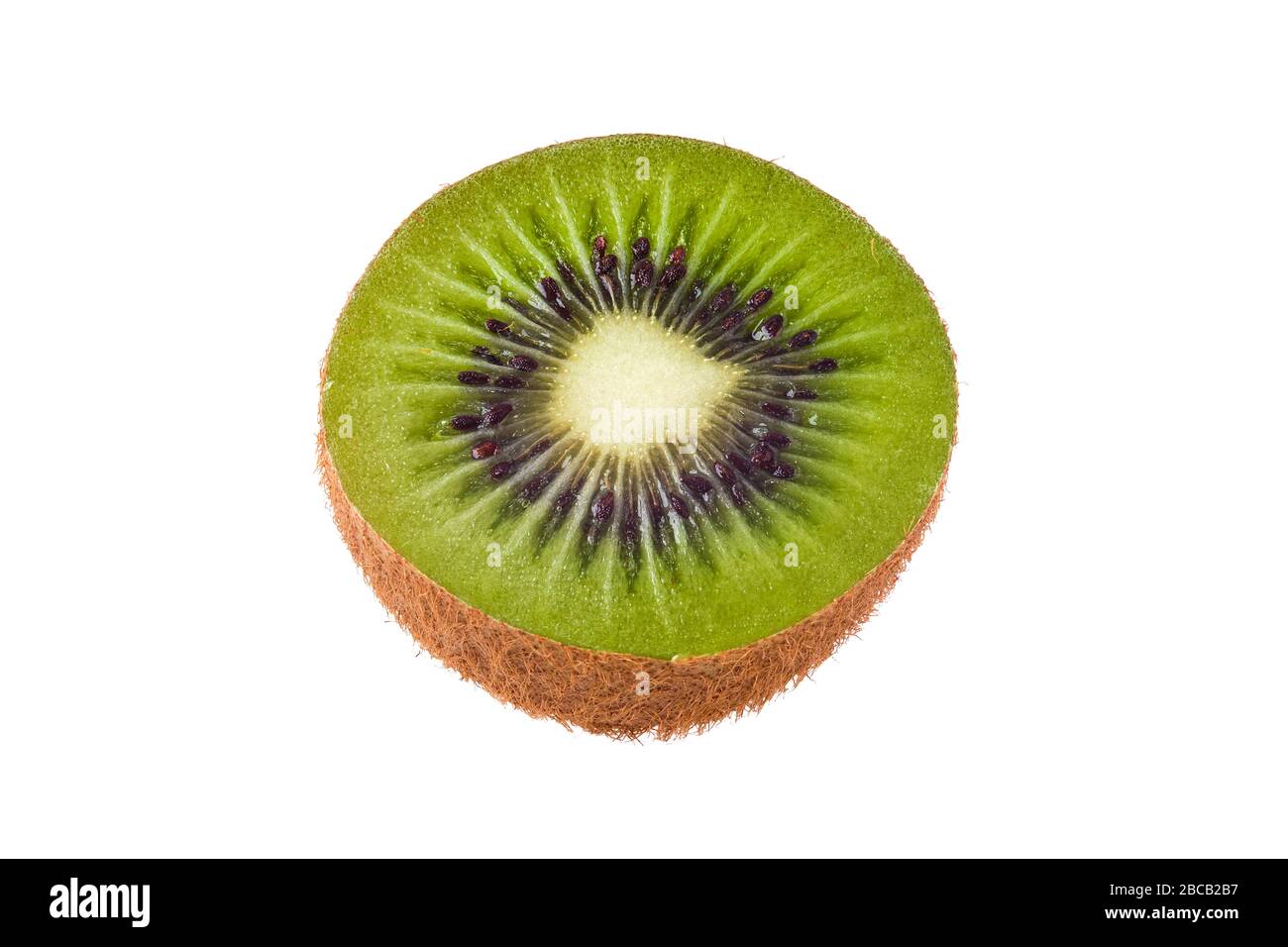 Kiwi slice top view Cut Out Stock Images & Pictures - Alamy