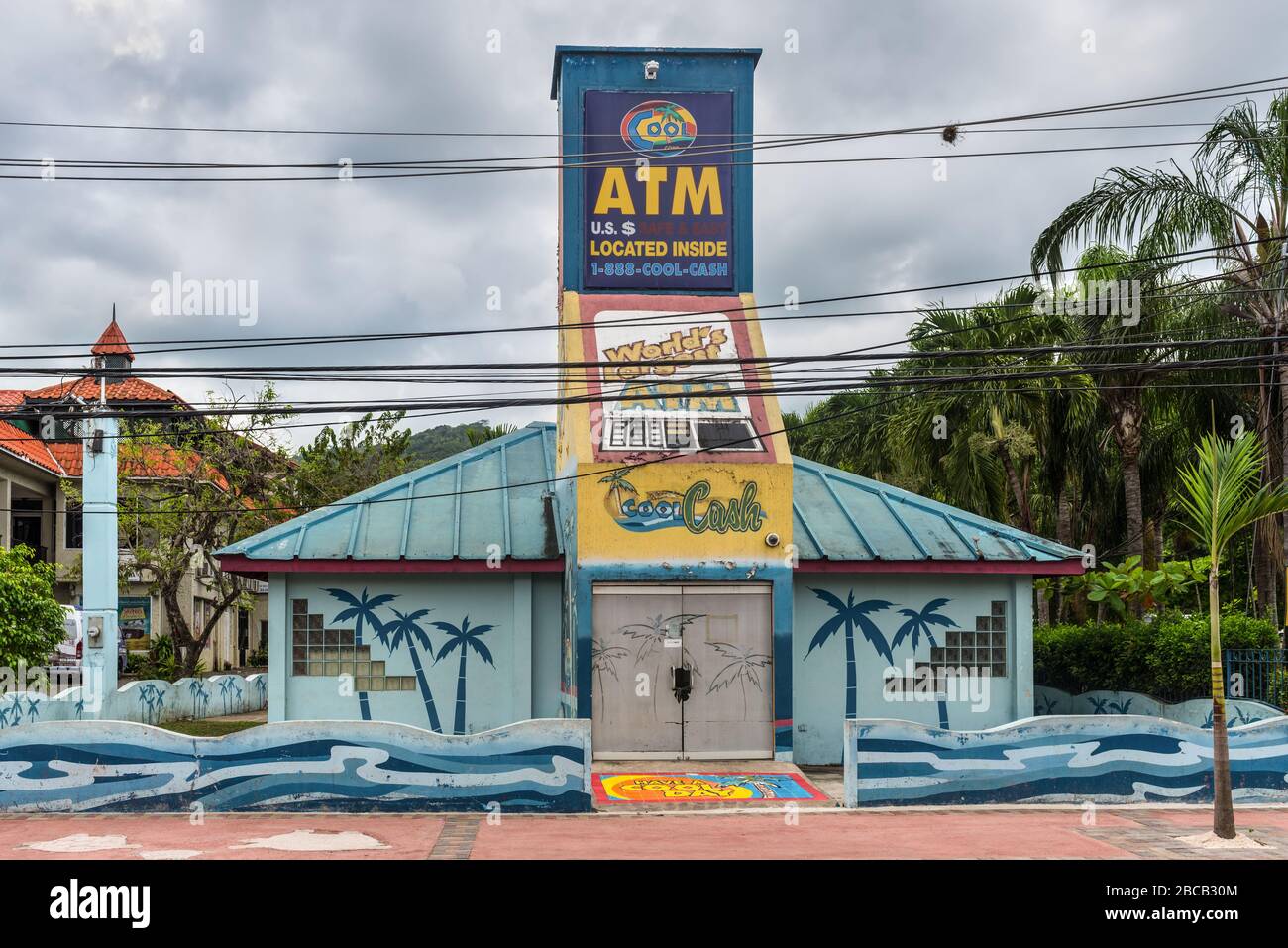 Ocho Rios, Jamaica - April 22, 2019: Street view of Ocho Rios at ...
