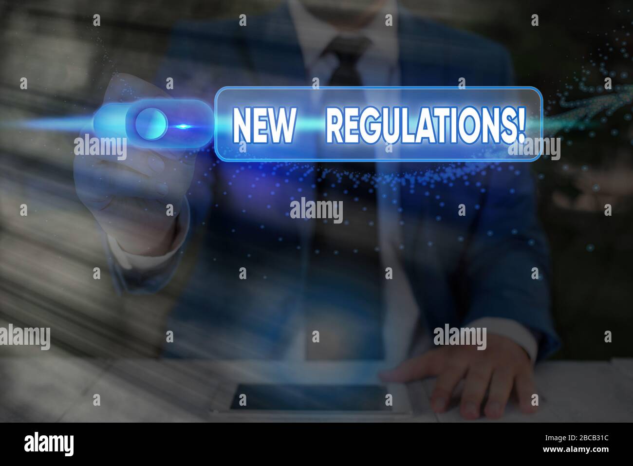 Text sign showing New Regulations. Business photo showcasing rules made ...