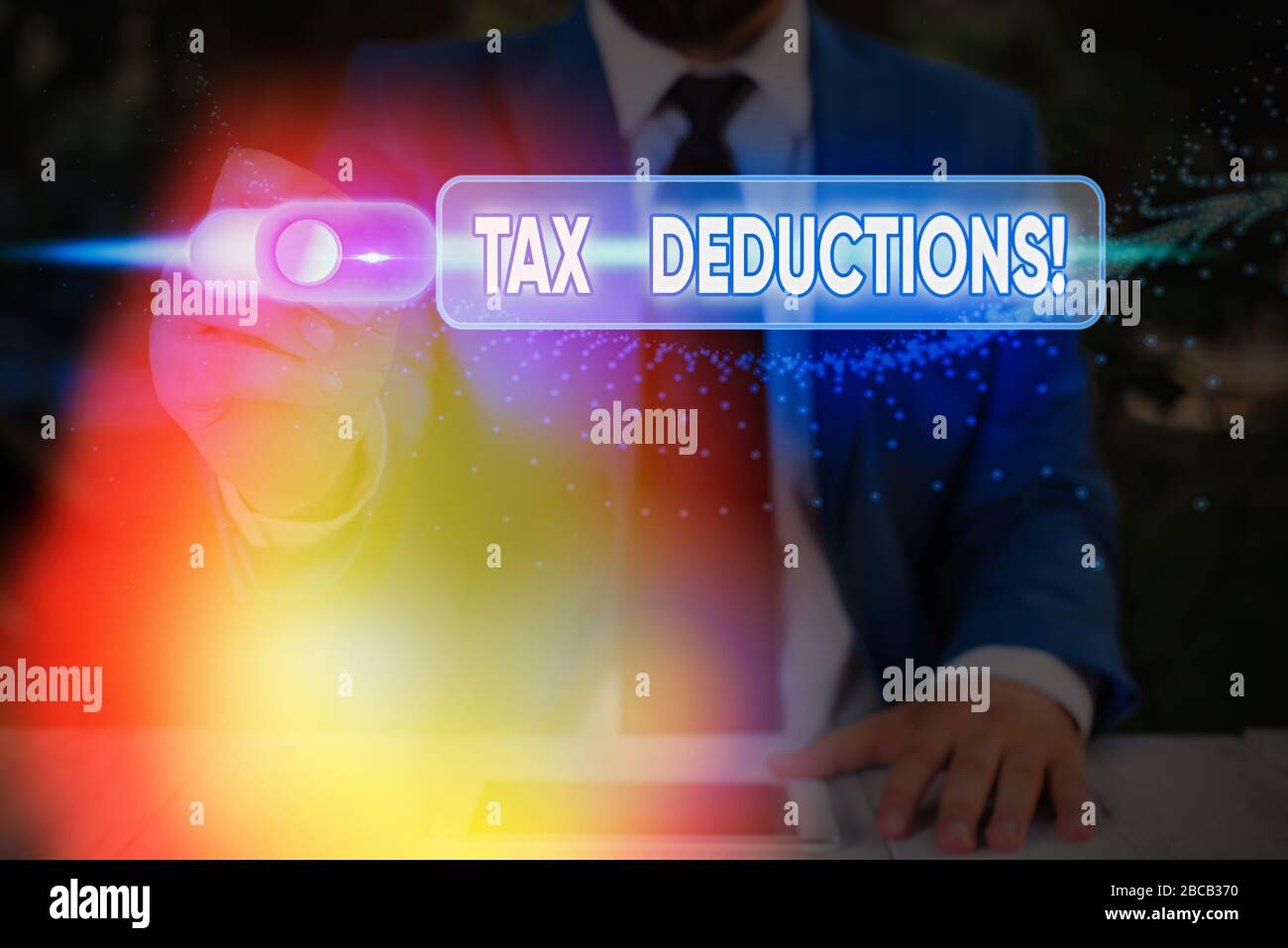 Text sign showing Tax Deductions. Business photo showcasing reduction ...