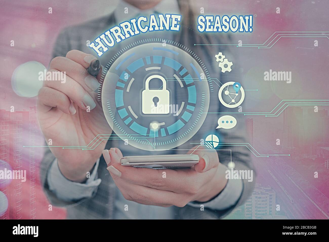 Word writing text Hurricane Season. Business photo showcasing time when ...