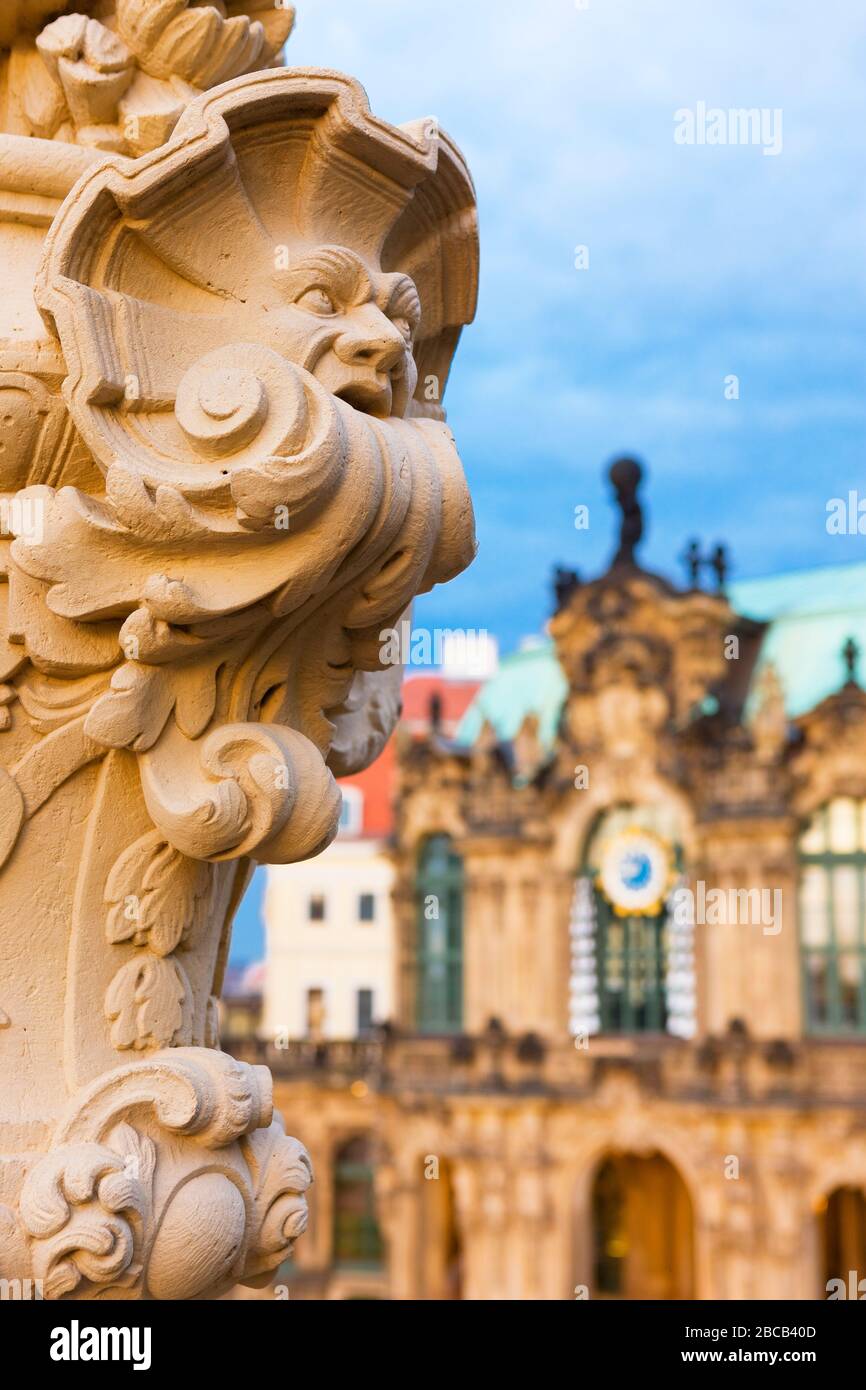 Dresden museum statue hi-res stock photography and images - Alamy