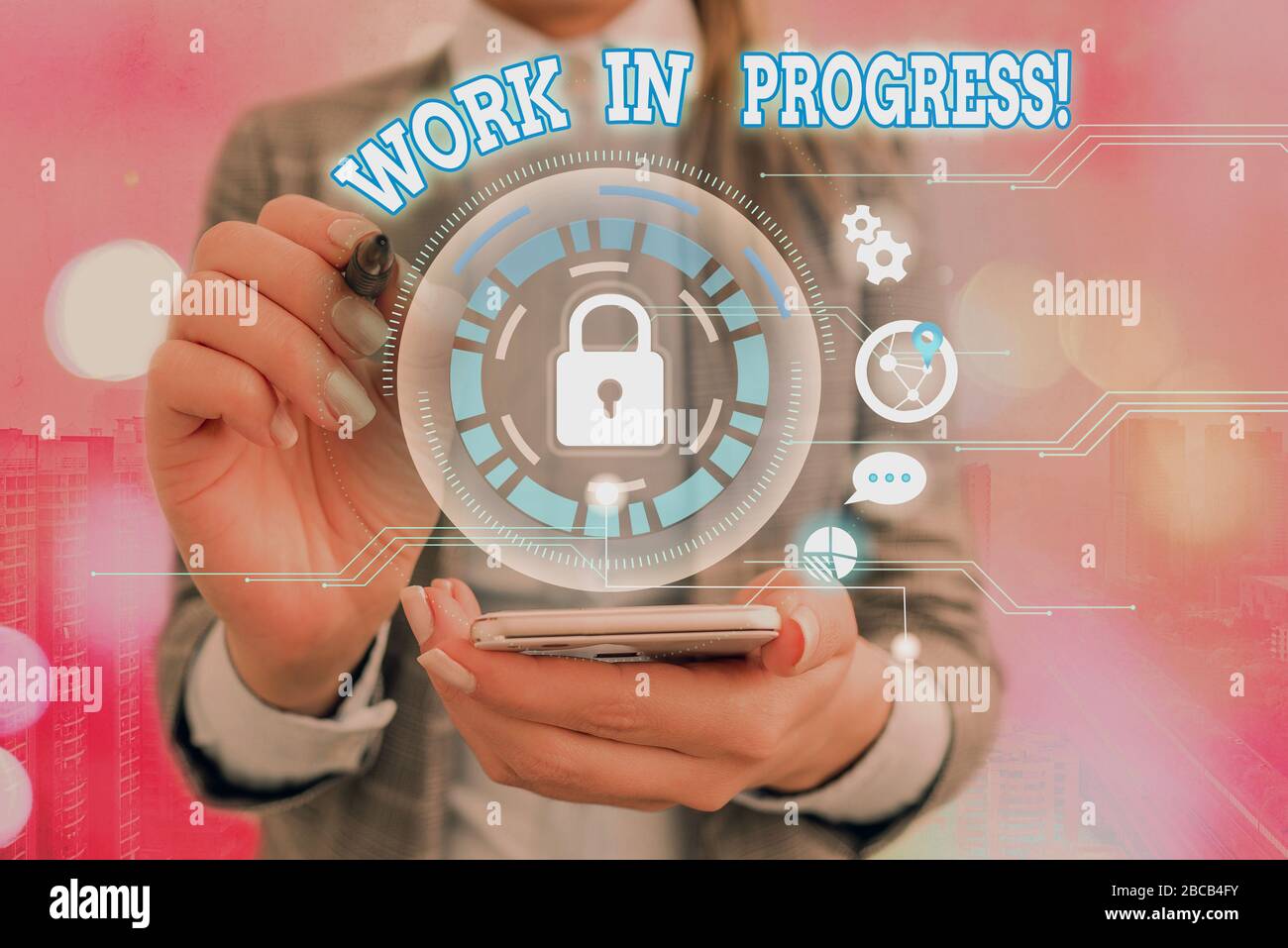 Word writing text Work In Progress. Business photo showcasing ...