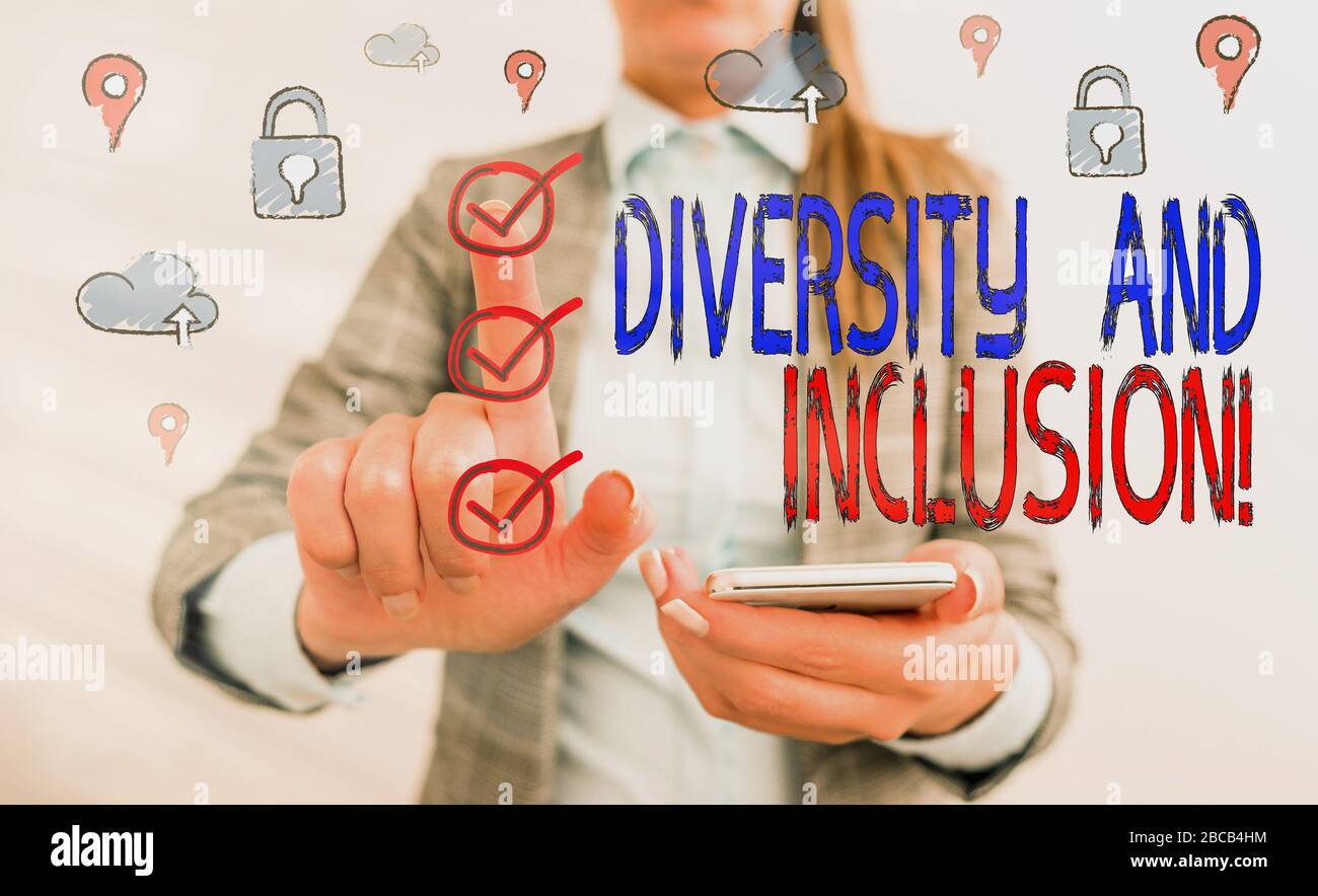 Handwriting text writing Diversity And Inclusion. Conceptual photo ...