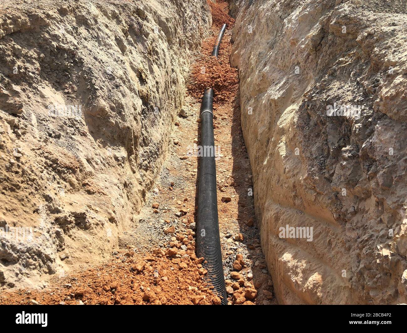 High Voltage Underground Power Cable High Resolution Stock Photography ...