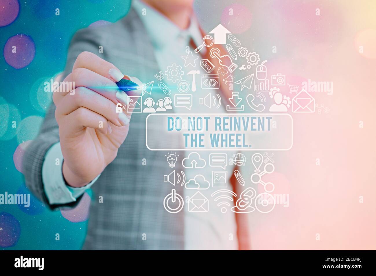 Conceptual hand writing showing Do Not Reinvent The Wheel. Concept ...