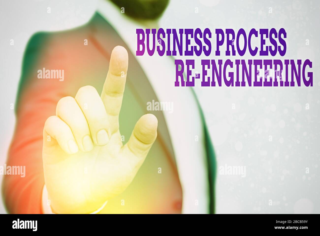Text sign showing Business Process Re Engineering. Business photo ...