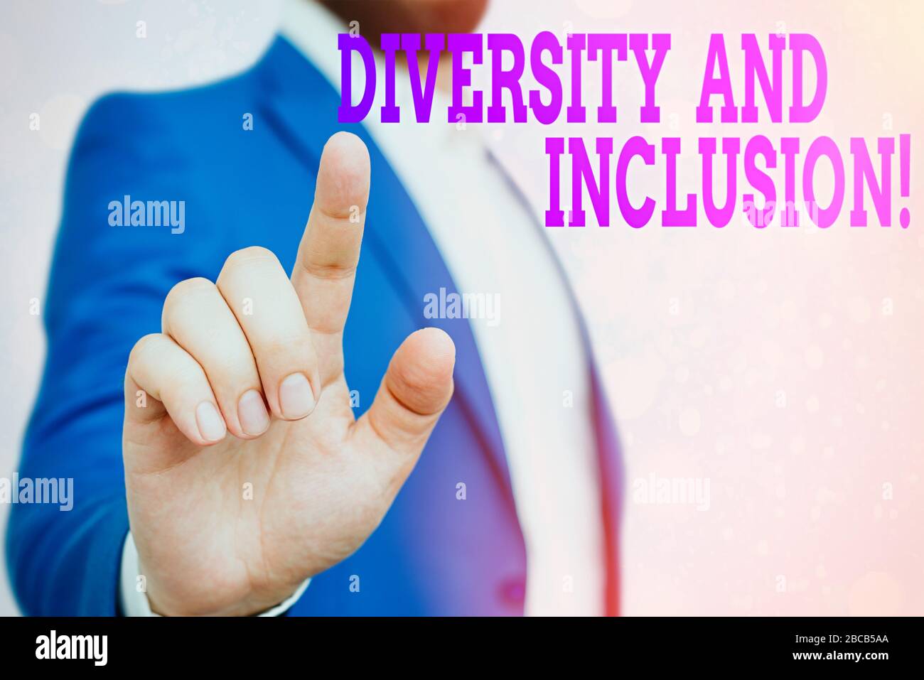 Text sign showing Diversity And Inclusion. Business photo showcasing ...