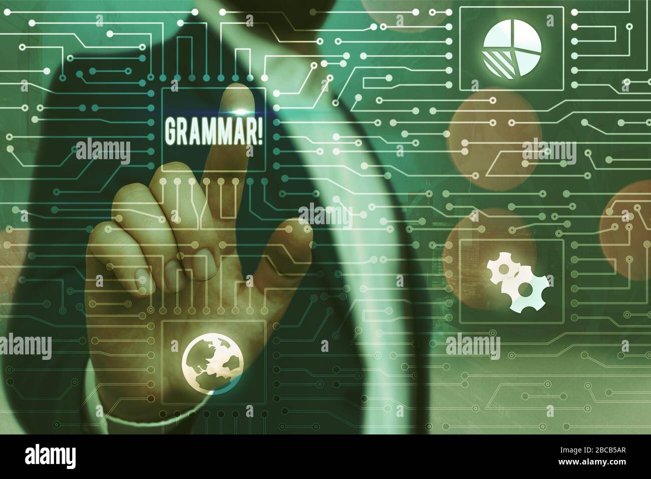 Text sign showing Grammar. Business photo showcasing whole system ...