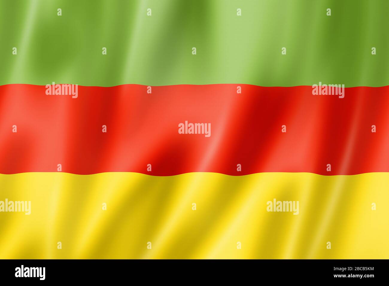 Bodo people ethnic flag, India. 3D illustration Stock Photo - Alamy