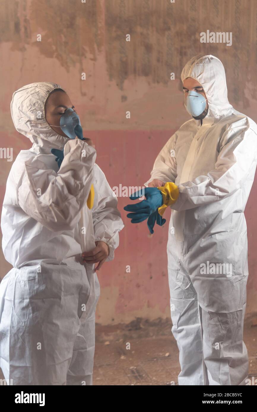 Nuclear radiation suit hi-res stock photography and images - Alamy