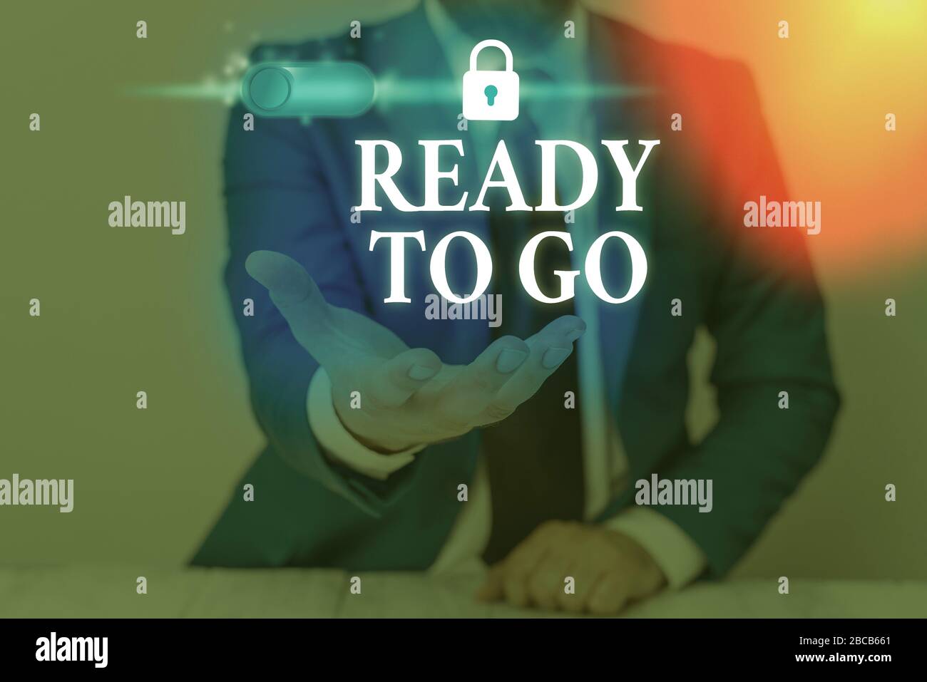 Text sign showing Ready To Go. Business photo text prepared and ...