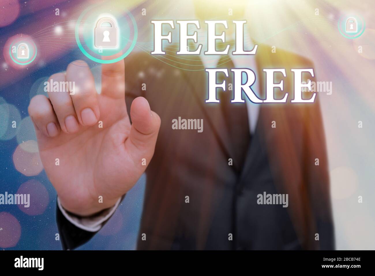 Word writing text Feel Free. Business photo showcasing have no ...