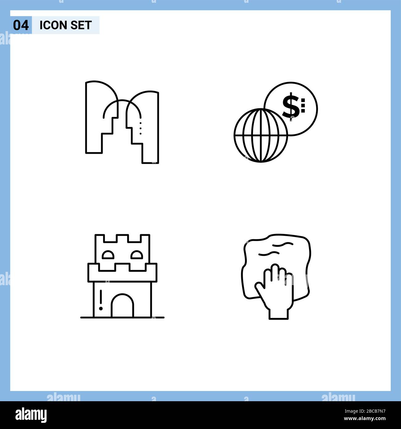 Scrub castle Stock Vector Images - Alamy