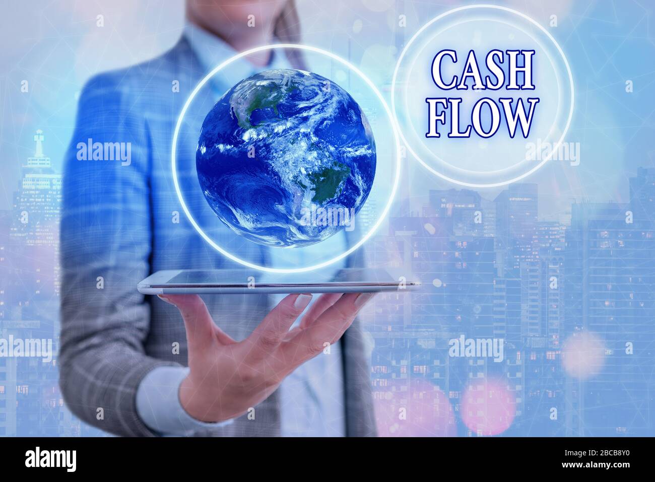 Conceptual hand writing showing Cash Flow. Concept meaning Movement of ...