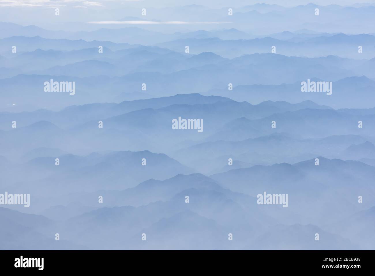 layers of mountain landscape Stock Photo - Alamy
