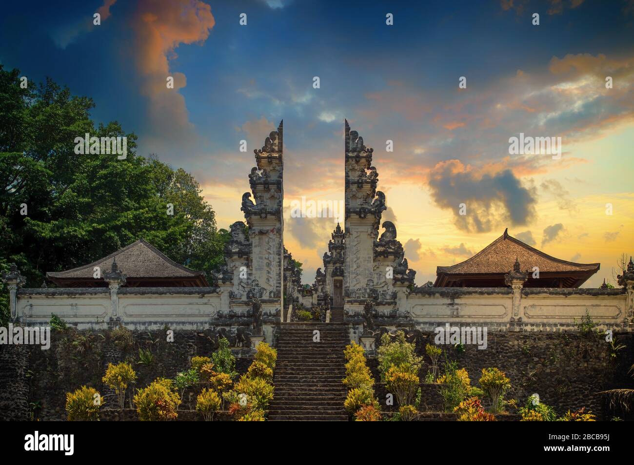 Temple entrance in Bali Indonesia Stock Photo - Alamy