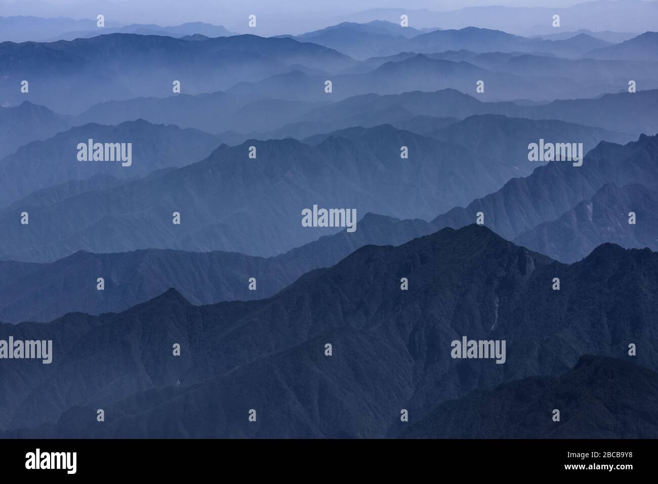 layers of mountain landscape Stock Photo - Alamy