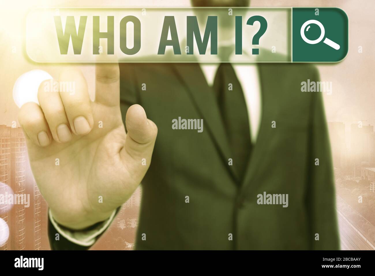 Writing note showing Who Am I Question. Business concept for asking ...