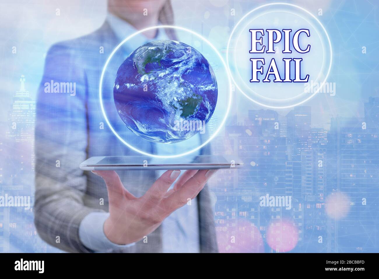 Conceptual hand writing showing Epic Fail. Concept meaning a ...