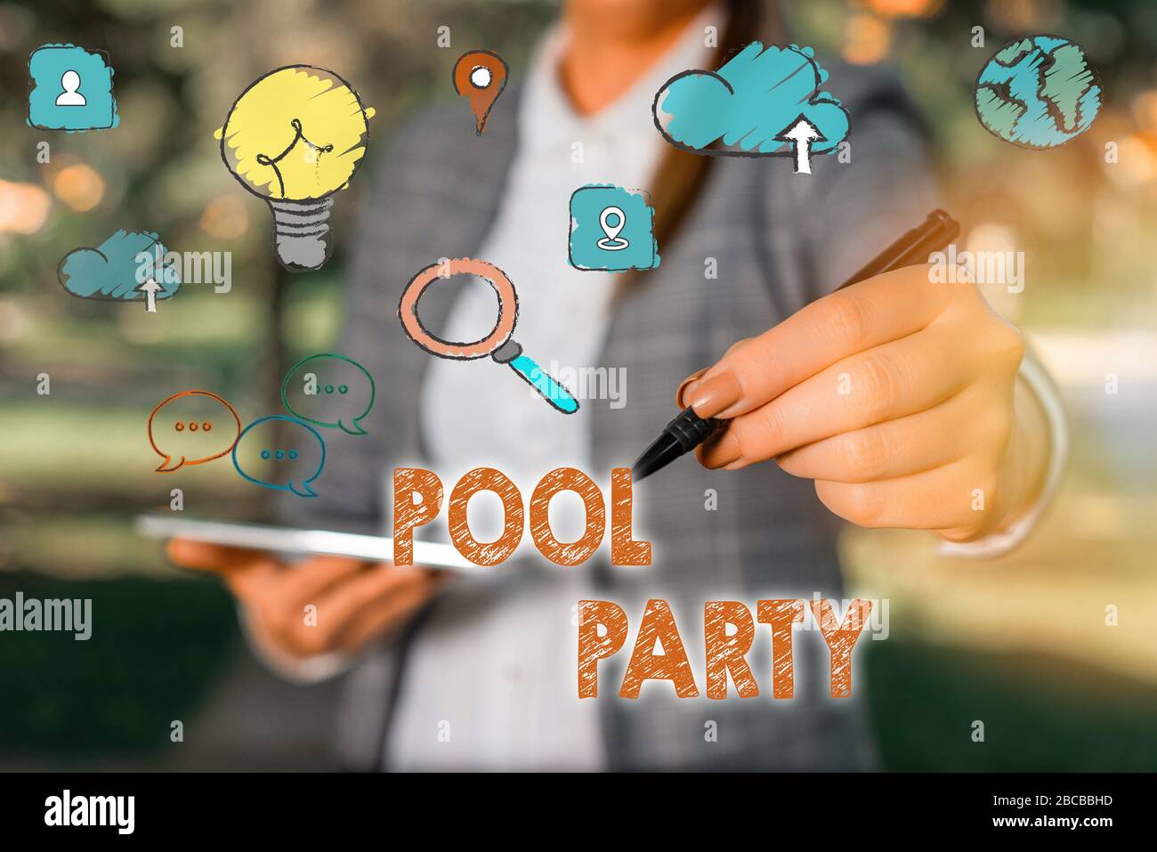 Word writing text Pool Party. Business photo showcasing celebration ... Word writing text Pool Party. Business photo showcasing celebration ...
