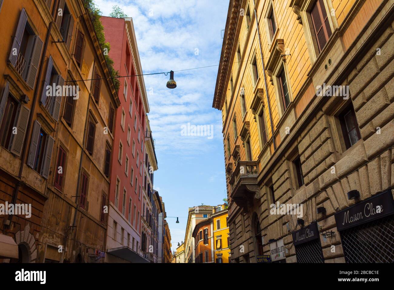 Via del Corso is a main street in historical centre of Rome.popular ...