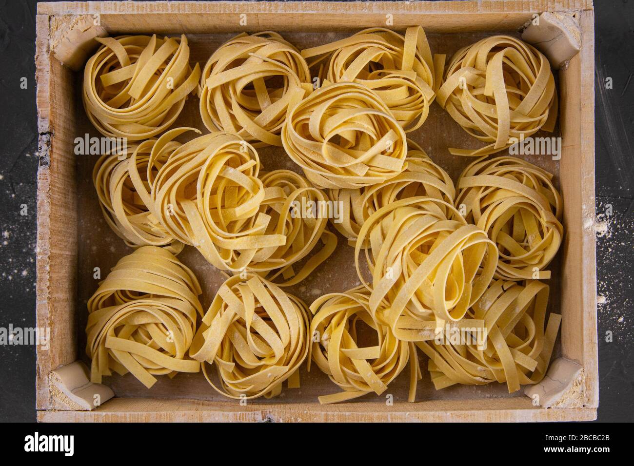 Tagliatelle in a box hi-res stock photography and images - Alamy