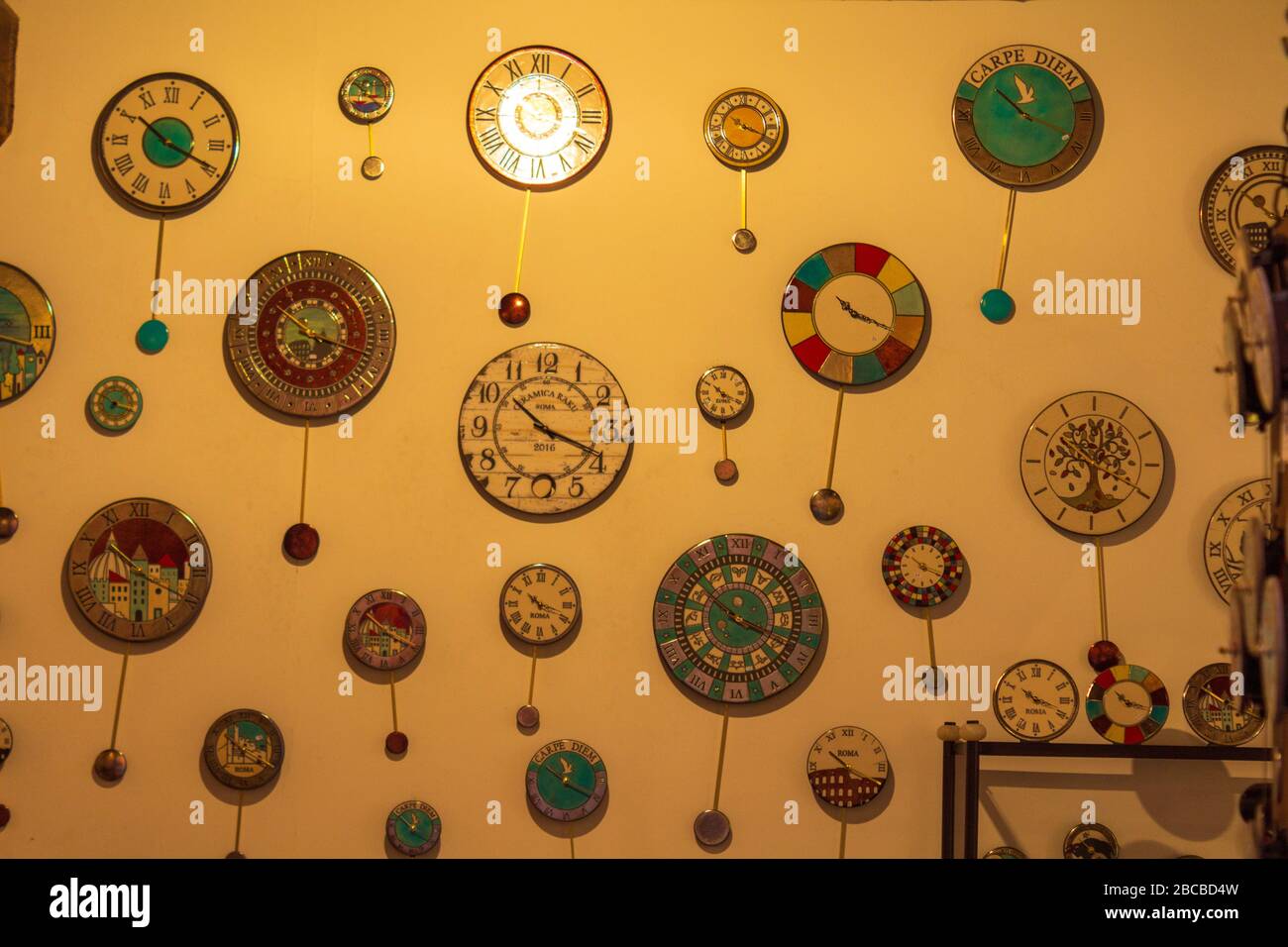 Spectacular toys on display at Bartolucci toy shop at Via dei Pastini ...