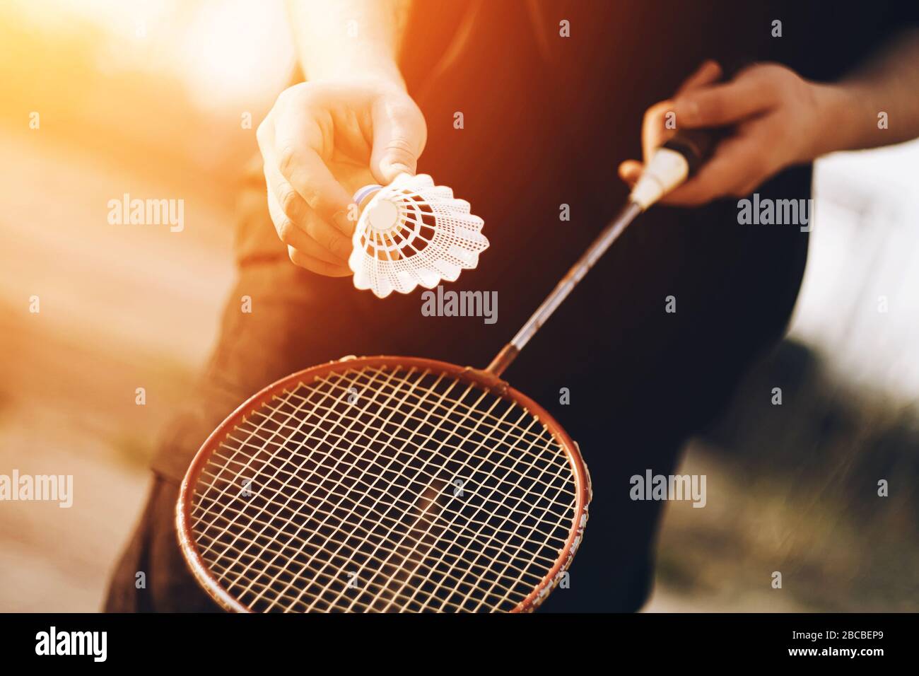 Motion shuttlecock player hi-res stock photography and images - Alamy