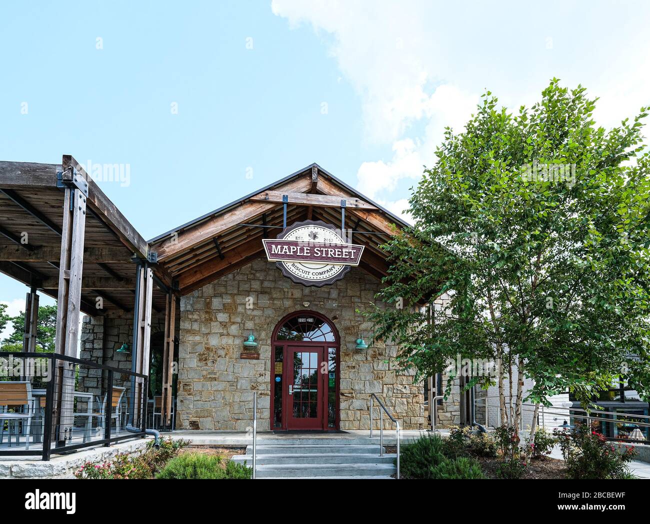 Maple Street Biscuit Company Stock Photo - Alamy