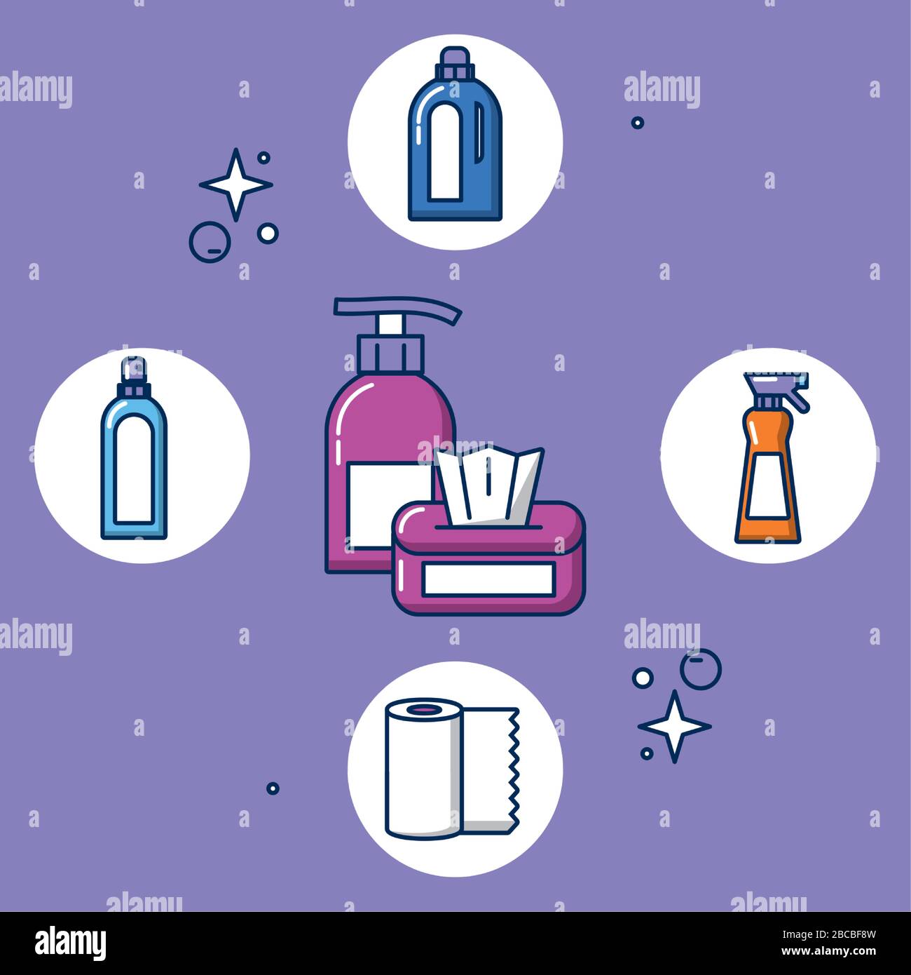 housekeeping tools and products icons Stock Vector Image & Art - Alamy