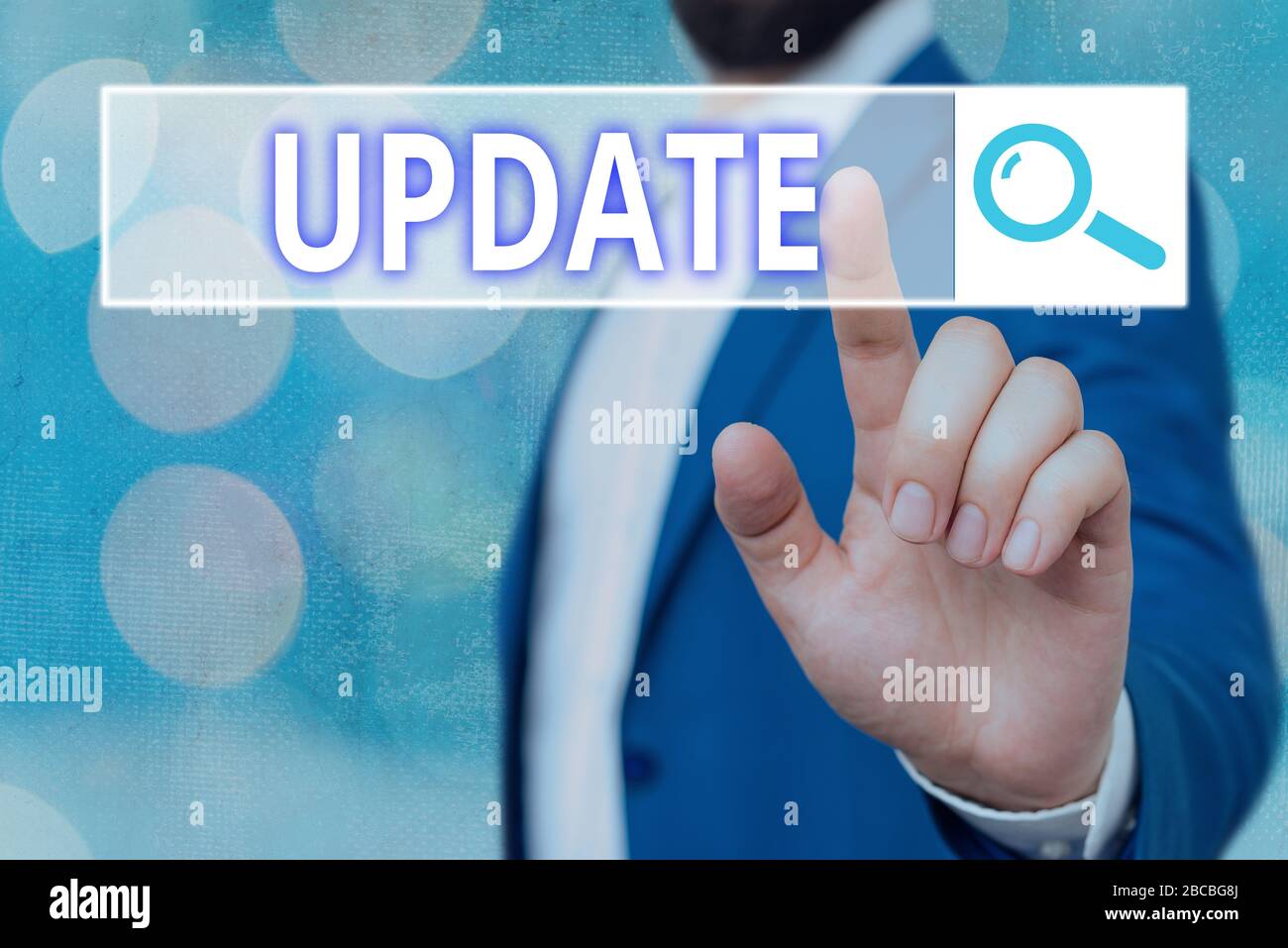 Text sign showing Update. Business photo showcasing by adding new ...