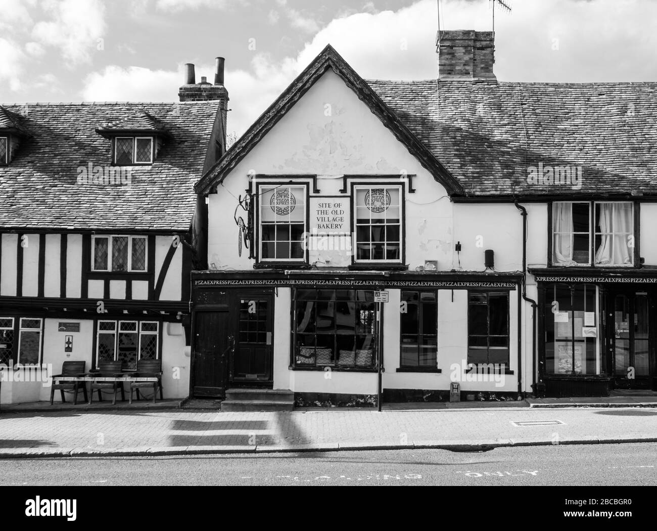 Old bakery street view Black and White Stock Photos & Images - Alamy
