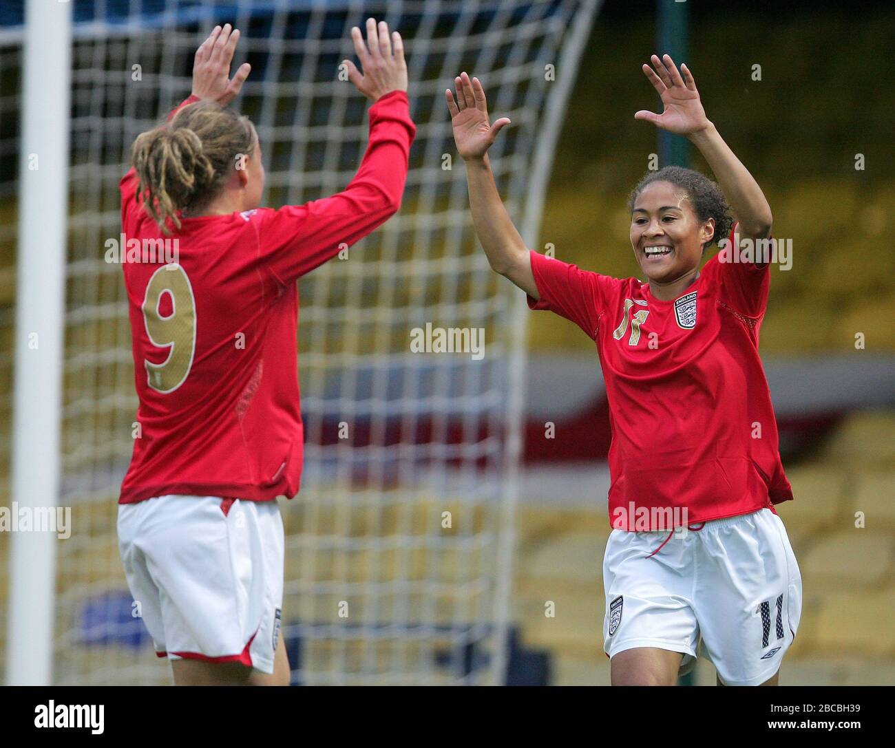 Rachel yankey england celebrates hi-res stock photography and images ...