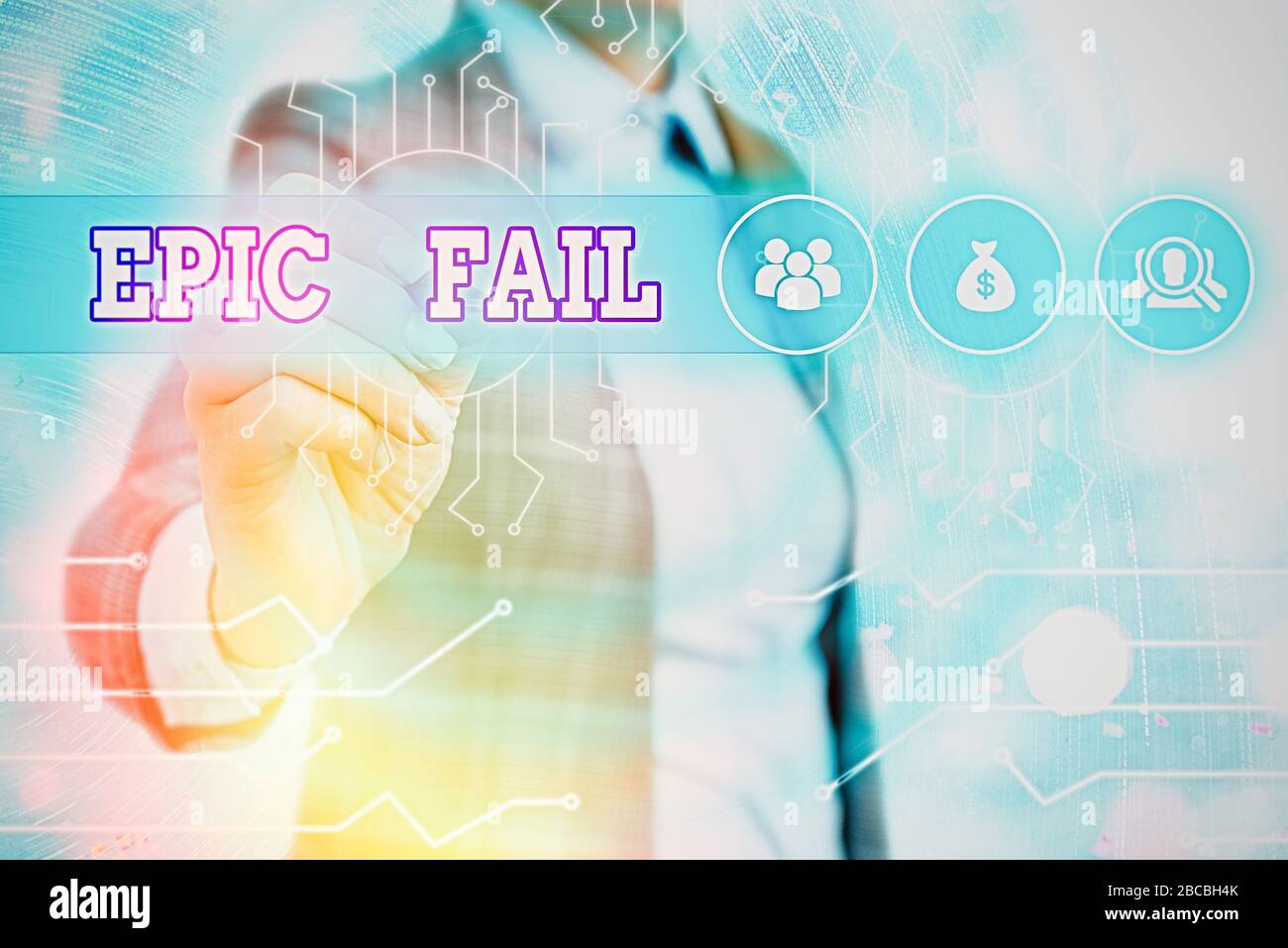 Word writing text Epic Fail. Business photo showcasing a spectacularly ...