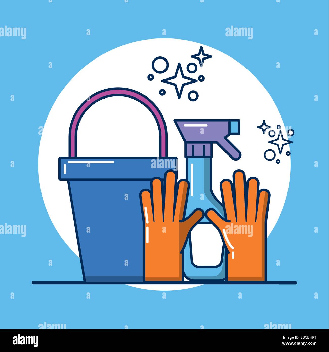 housekeeping tools and products icons Stock Vector Image & Art - Alamy