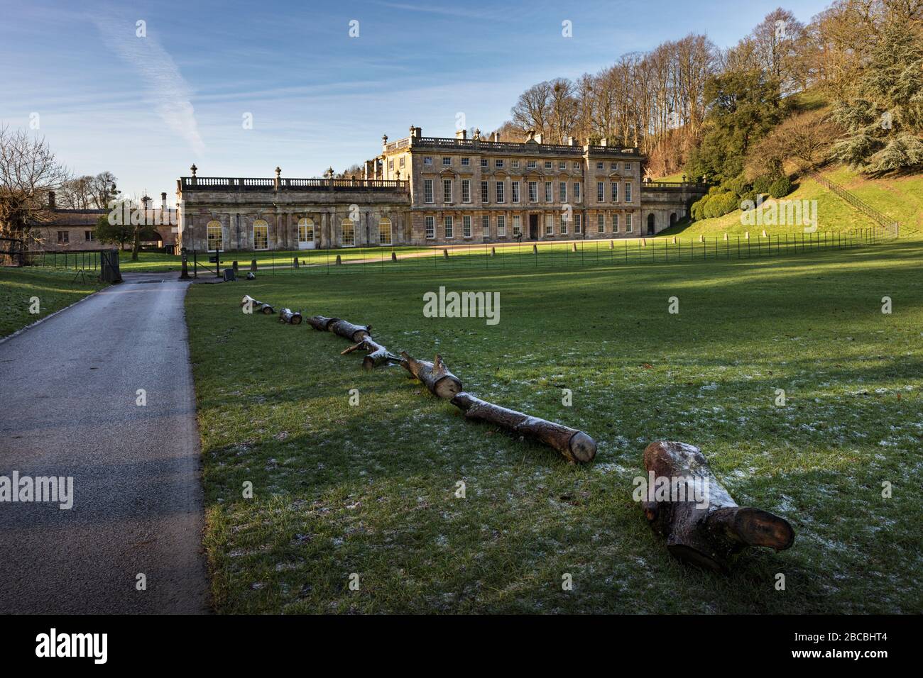 Dyrham Park is a baroque country house in a 270-acre ancient deer park ...