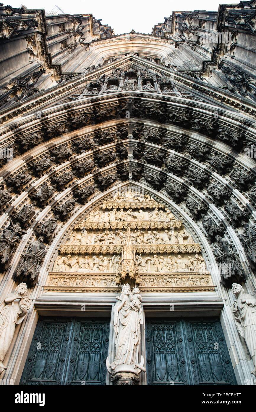 Beautiful cologne cathedral religious place architecture in Germany ...