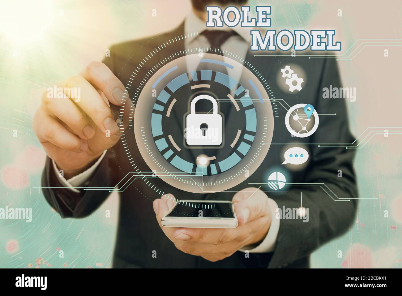 Handwriting text Role Model. Conceptual photo a demonstrating looked to ...