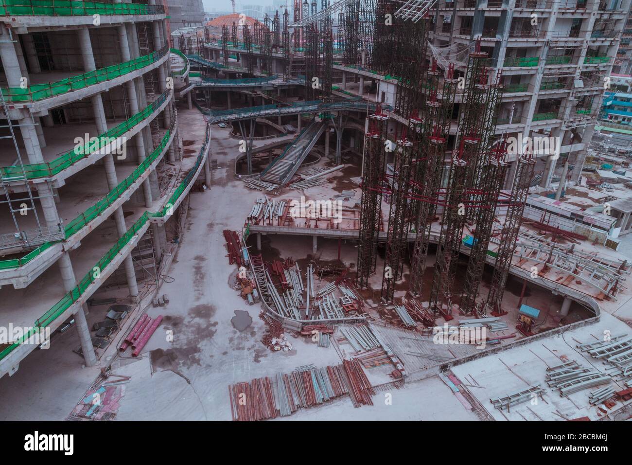 Modern buildings under construction Stock Photo - Alamy