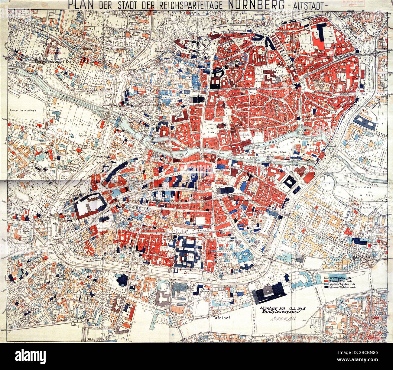 Old nuremberg map hi-res stock photography and images - Alamy